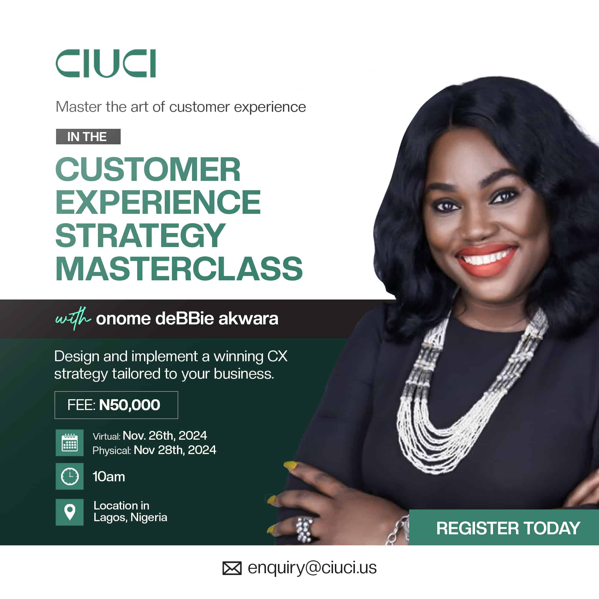 Customer Experience Strategy Masterclass - Ciuci Consulting